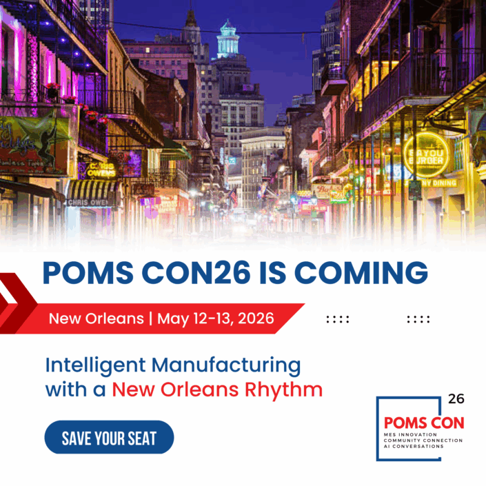 POMS Manufacturing Execution System for Life Science · MES